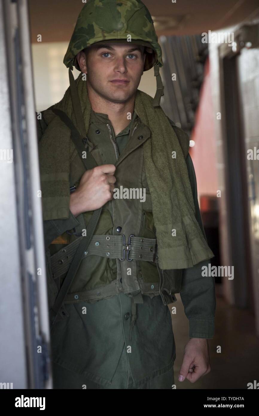 U.S. Marine Corps Sgt. Kevin S. Haddad, a drill instructor with Recruit ...