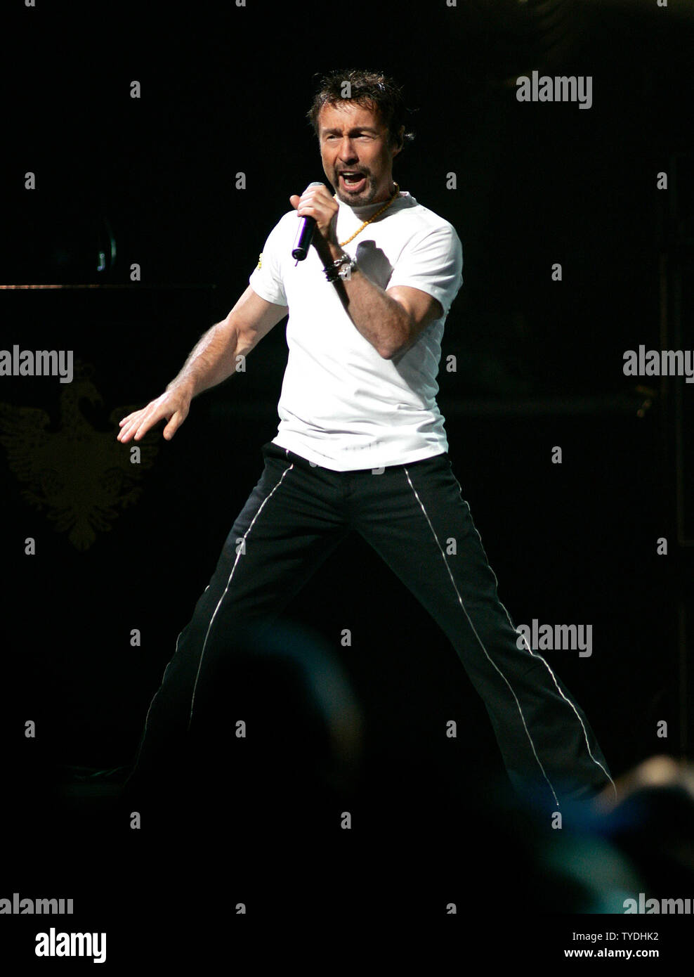 Paul Rodgers with Queen performs in concert at the American Airlines ...