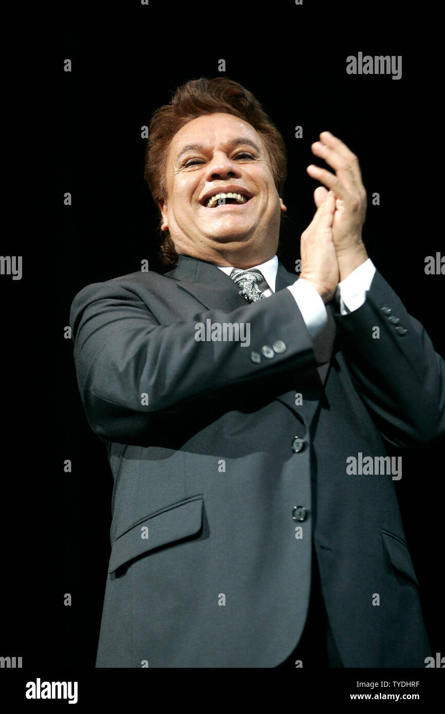 Juan Gabriel performs in concert at the American Airlines Arena in ...