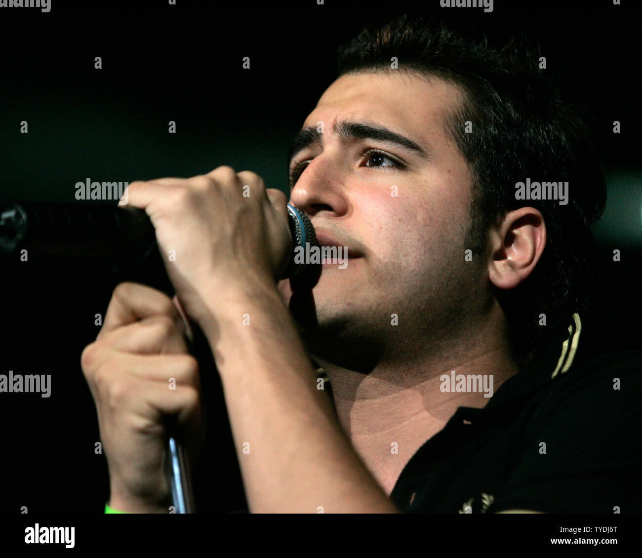 Jesus Navarro with Reik performs in concert at the Viva Romance Show ...