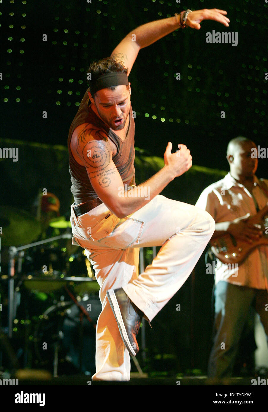 Ricky Martin performs in concert in the Amor la Musica show at the ...