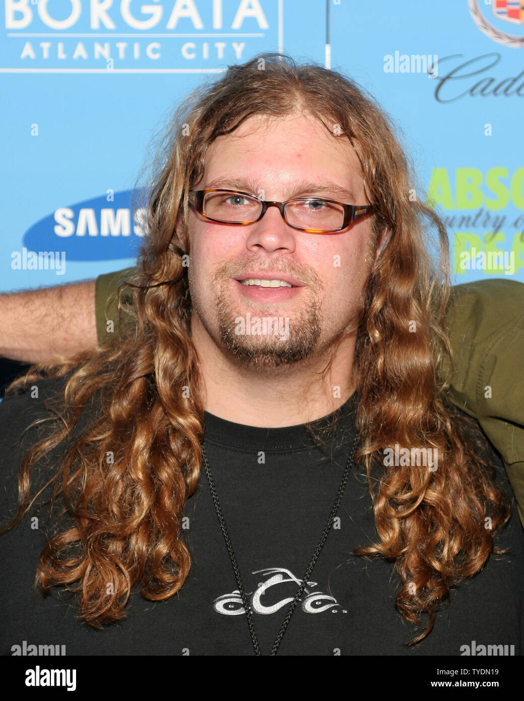 Mikey Teutul arrives for the Hotel De Maxim Super Bowl party at the ...