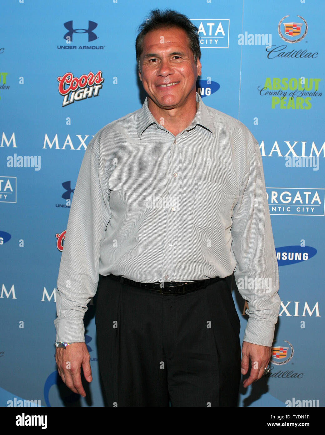 Jim Plunkett arrives for the Hotel De Maxim Super Bowl party at the ...
