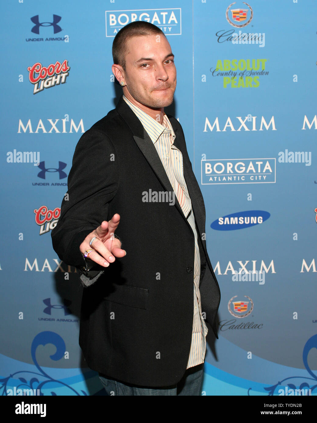 Kevin Federline arrives for the Hotel De Maxim Super Bowl party at the ...