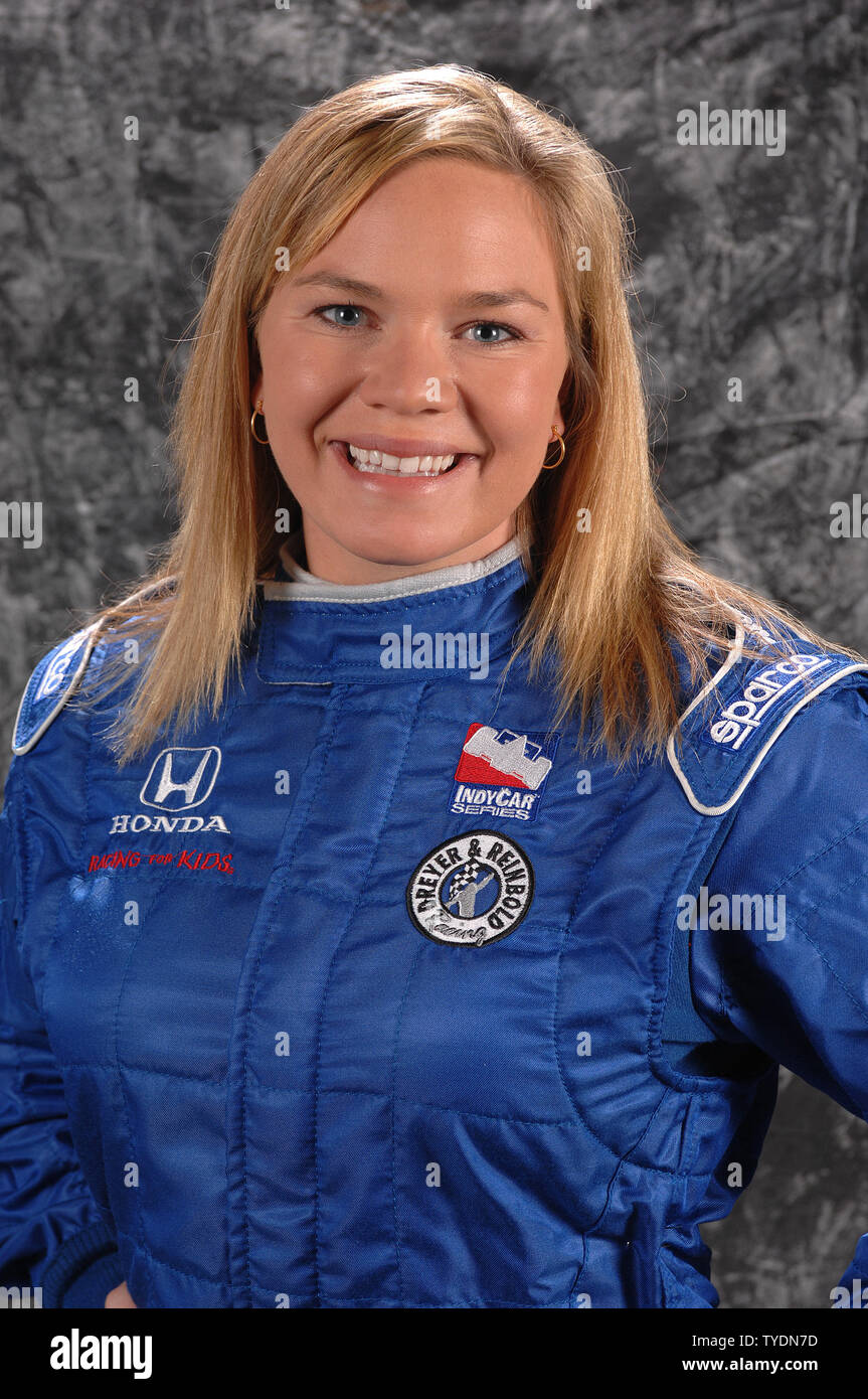 Sarah Fisher participates in the Indy Racing League media day at ...