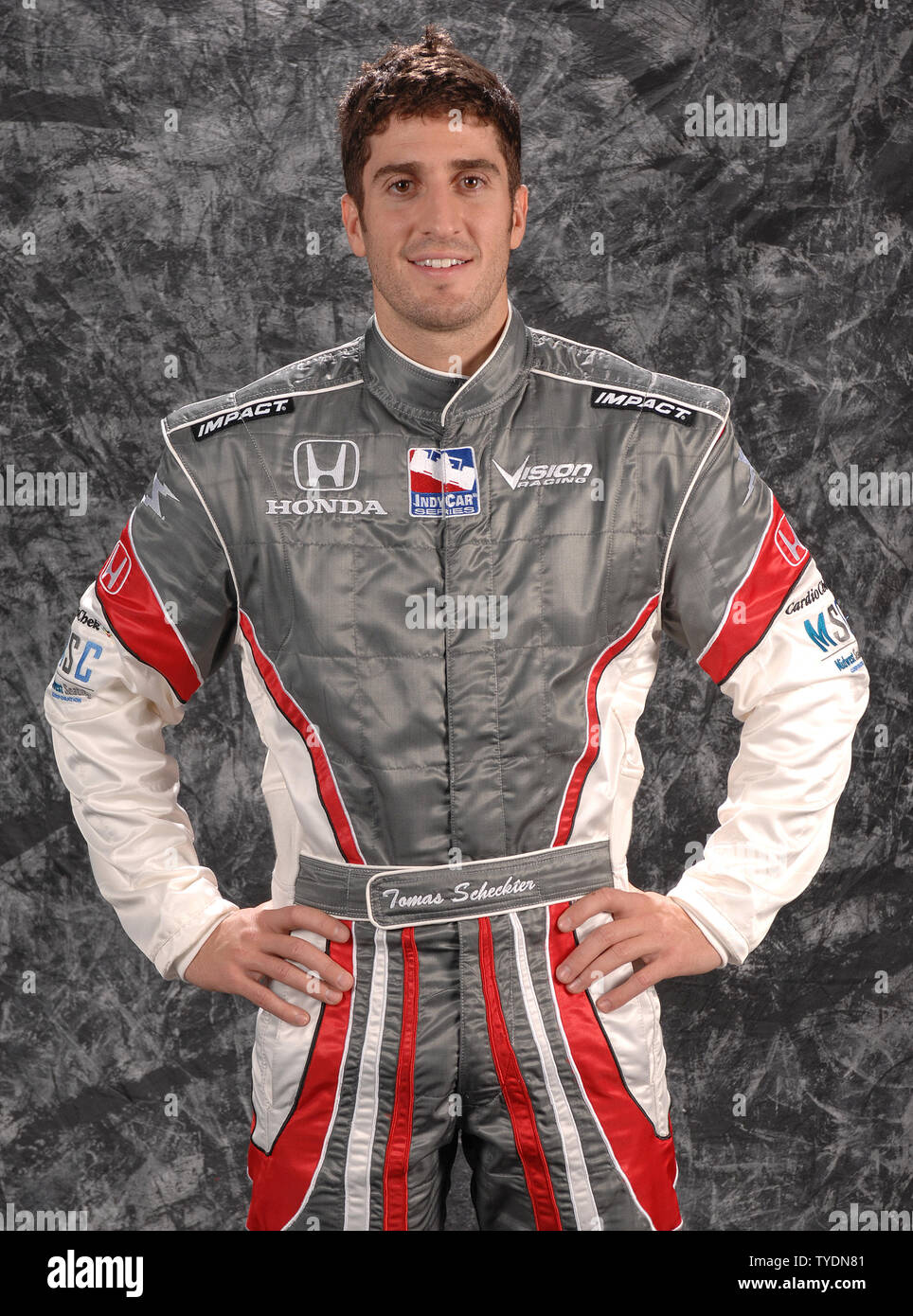 Tomas Scheckter of South Africa participates in the Indy Racing League ...