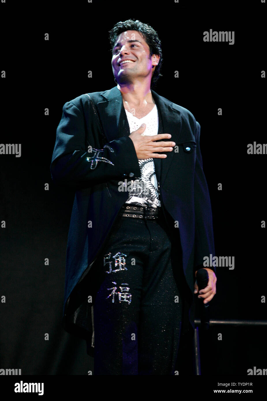 Puerto Rican pop singer Chayanne performs in concert at the American ...