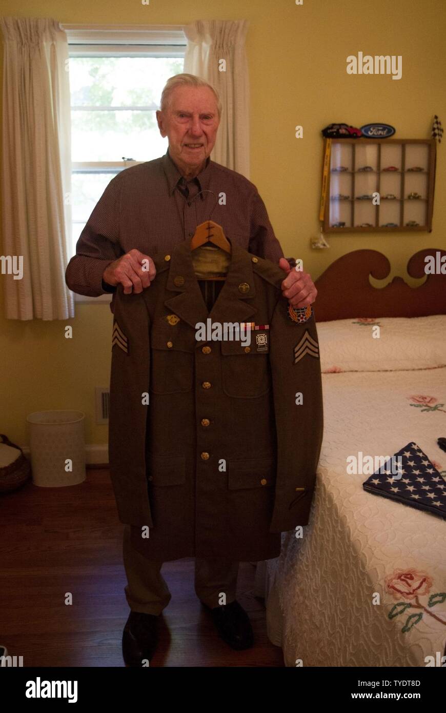 John Samuel Dellinger, a 96-year-old veteran and native of Charlotte ...
