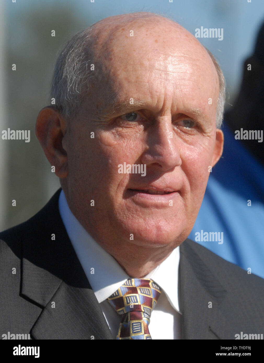 Larry Coker, head coach of the University of Miami football team and ...