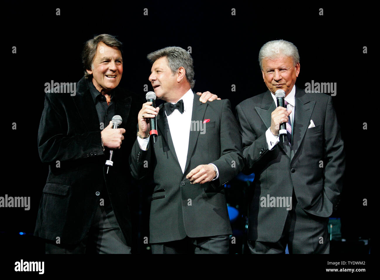 The Golden Boys, Fabian (L), Frankie Avalon (C) and Bobby Rydell ...