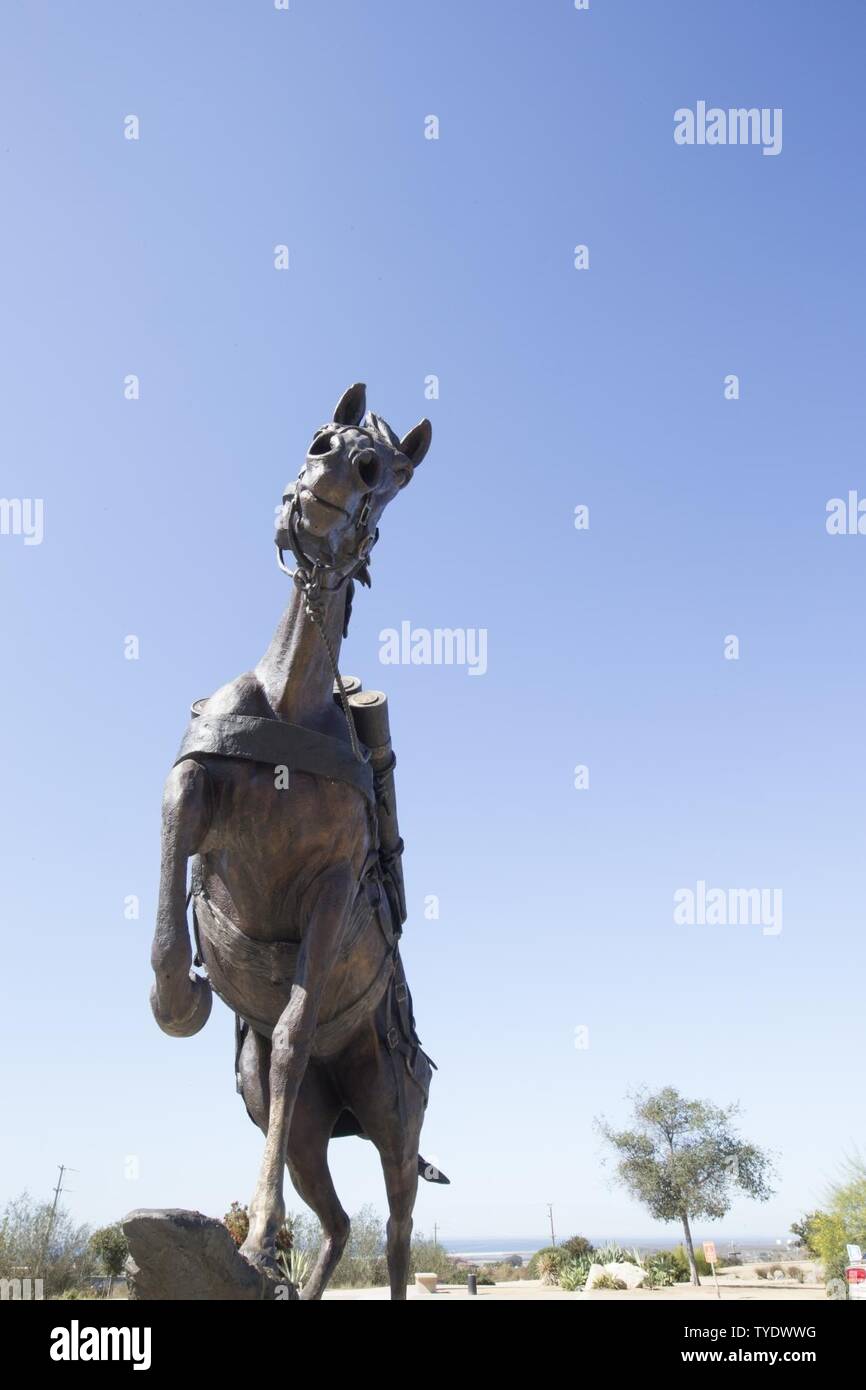 War horse Staff Sgt. Reckless monument at Pacific Views event center on ...