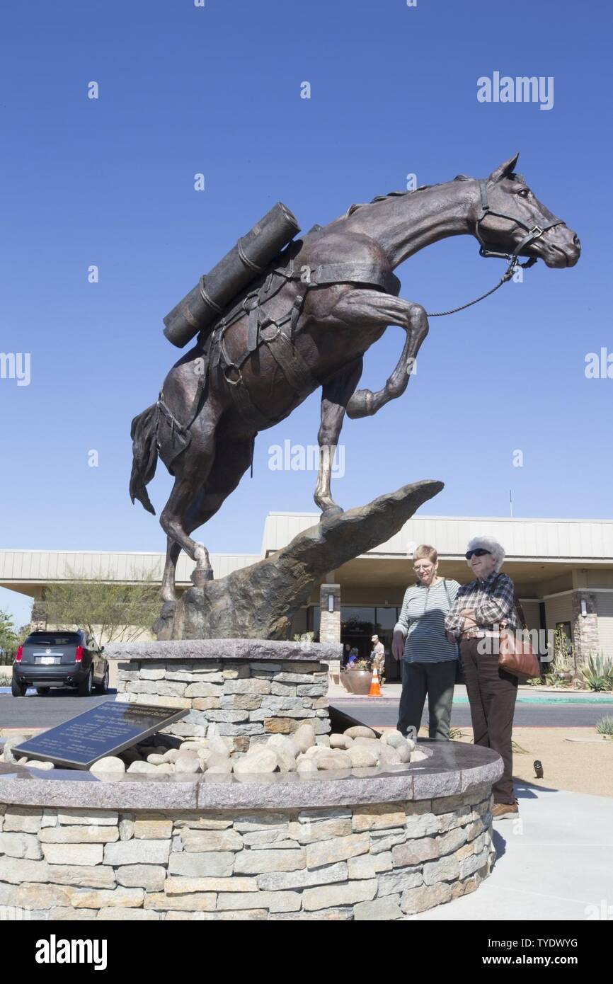 War horse Staff Sgt. Reckless monument at Pacific Views event center on ...