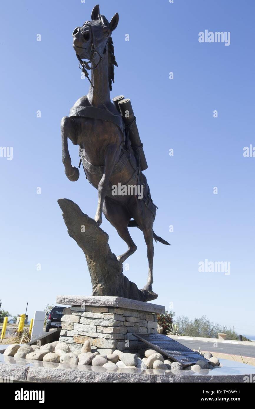 War horse Staff Sgt. Reckless monument at Pacific Views event center on ...