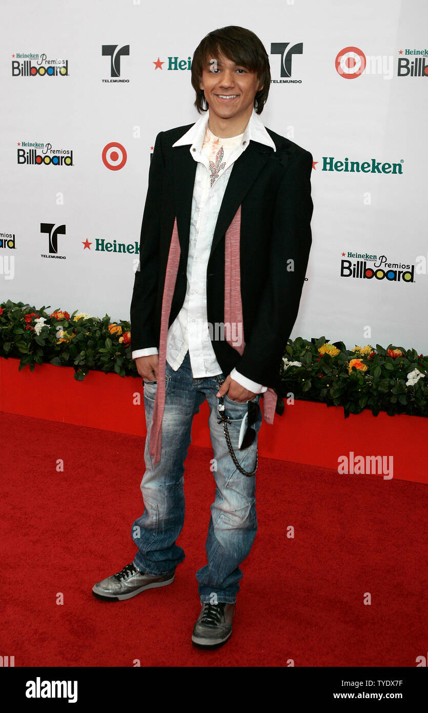 Joey Page arrives on the red carpet for the 2008 Latin Billboard Awards ...