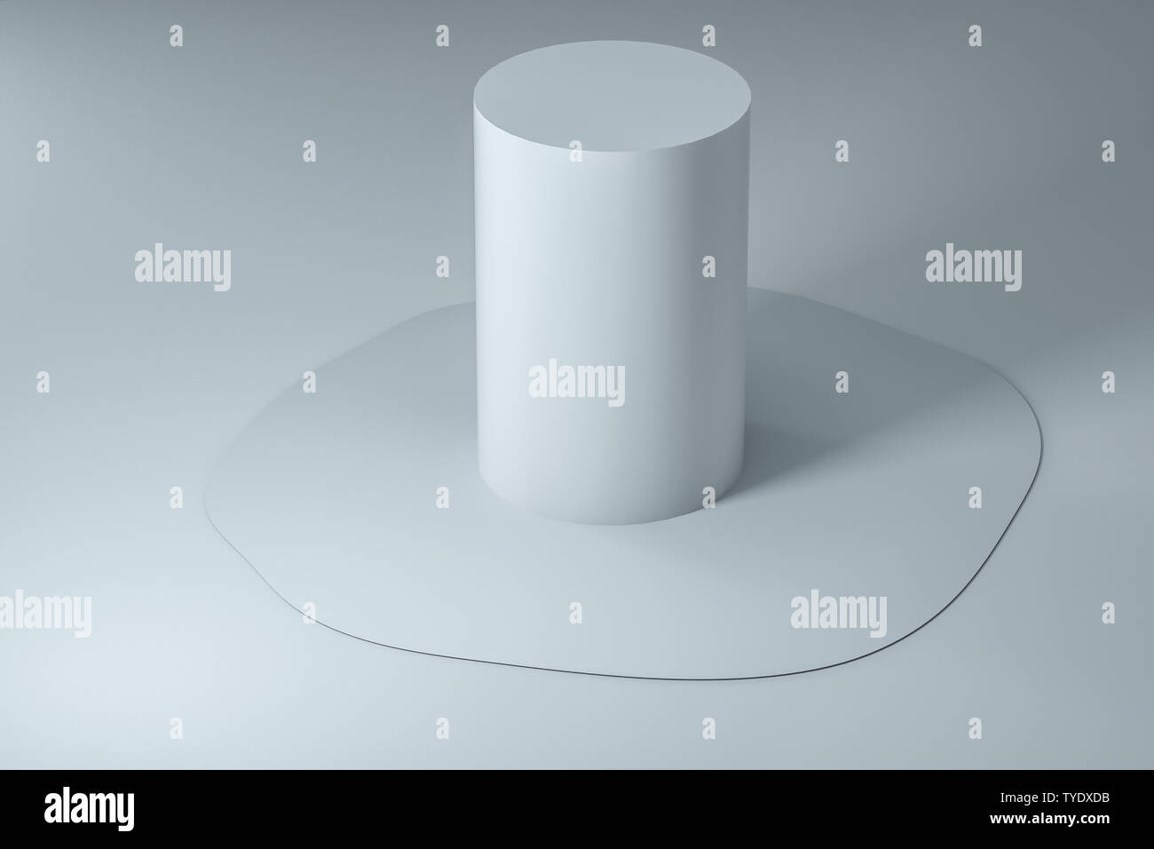 3D rendering,creative melting geometric background Stock Photo - Alamy