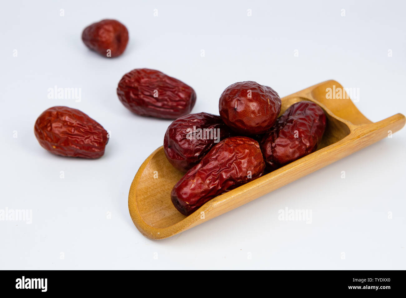 Dried fruit jujube and field jujube big red jujube Stock Photo - Alamy