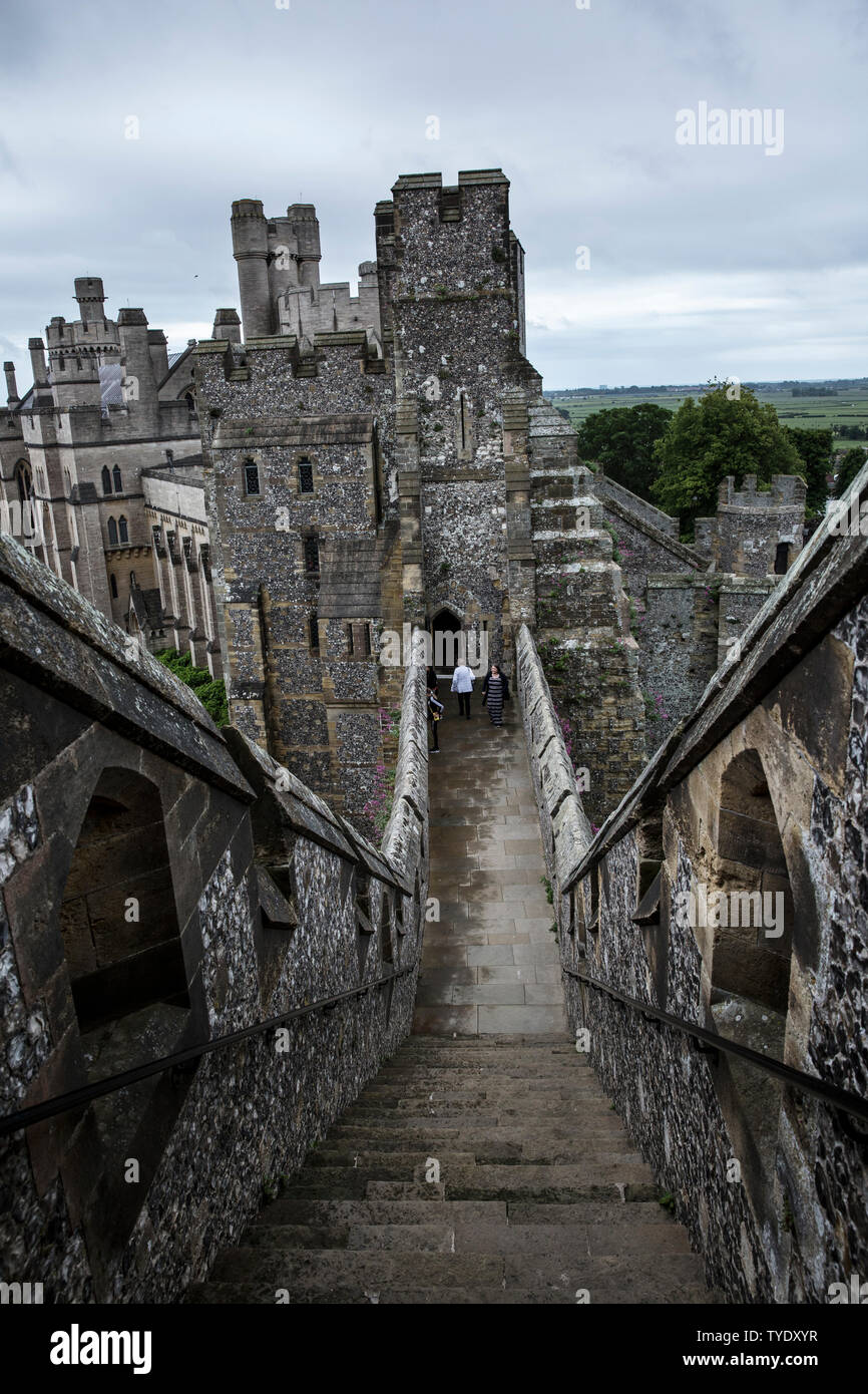 Arundel castle, medieval castle and stately home in Arundel, West ...