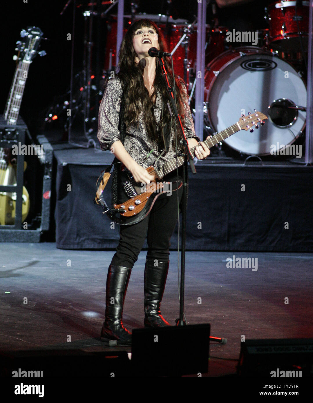 Alanis Morissette performs in concert at the Broward Center for the ...