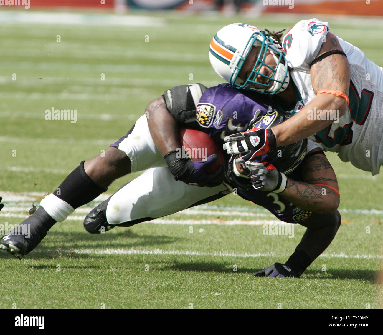 Channing crowder nfl hi-res stock photography and images - Alamy