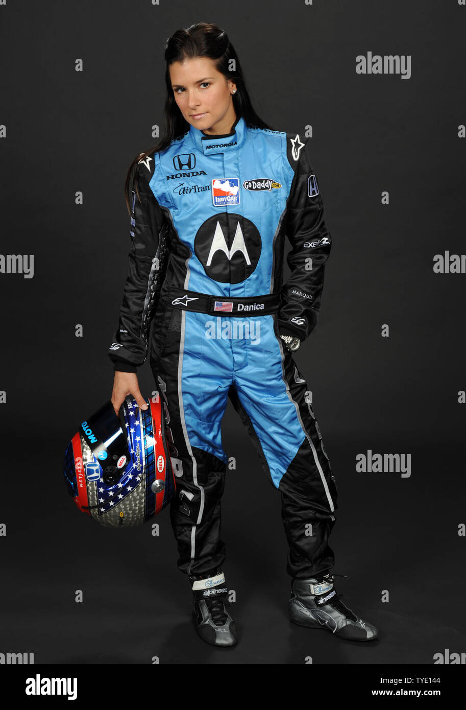 Danica Patrick participates in the Indy Racing League media day at ...