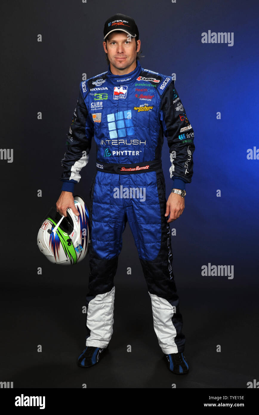 Stanton Barrett participates in the Indy Racing League media day at ...