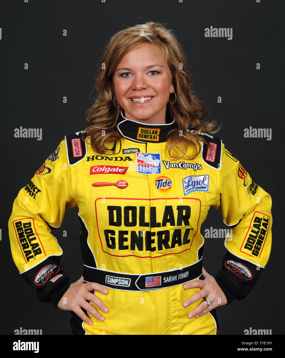 Sarah Fisher participates in the Indy Racing League media day at ...