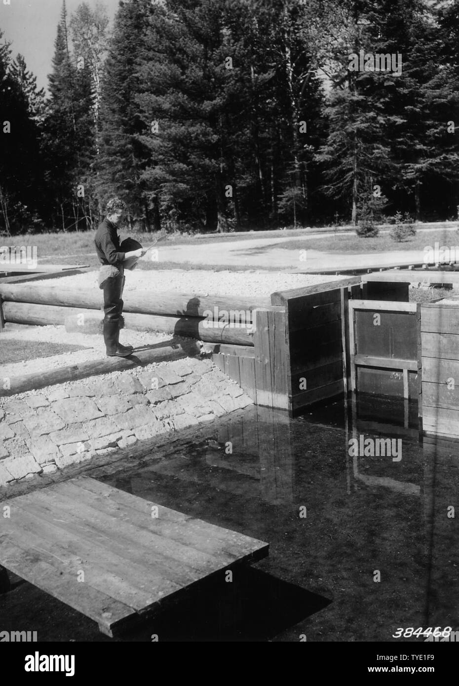 Photograph of Robert Sykes of the Bureau of Fisheries; Scope and ...