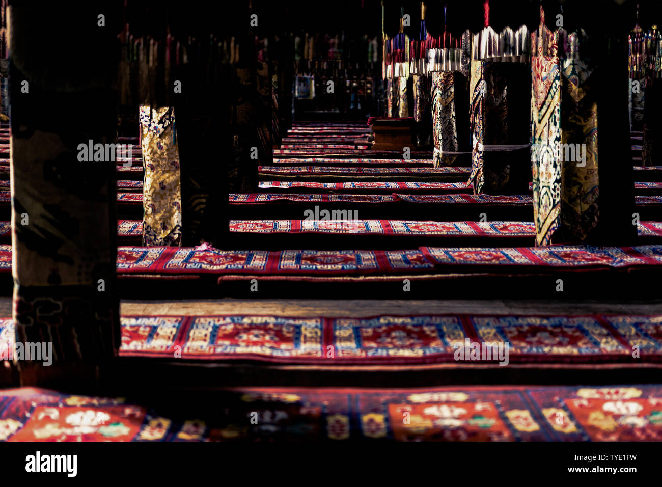 Tal Temple Nian Jing Pavilion Stock Photo - Alamy