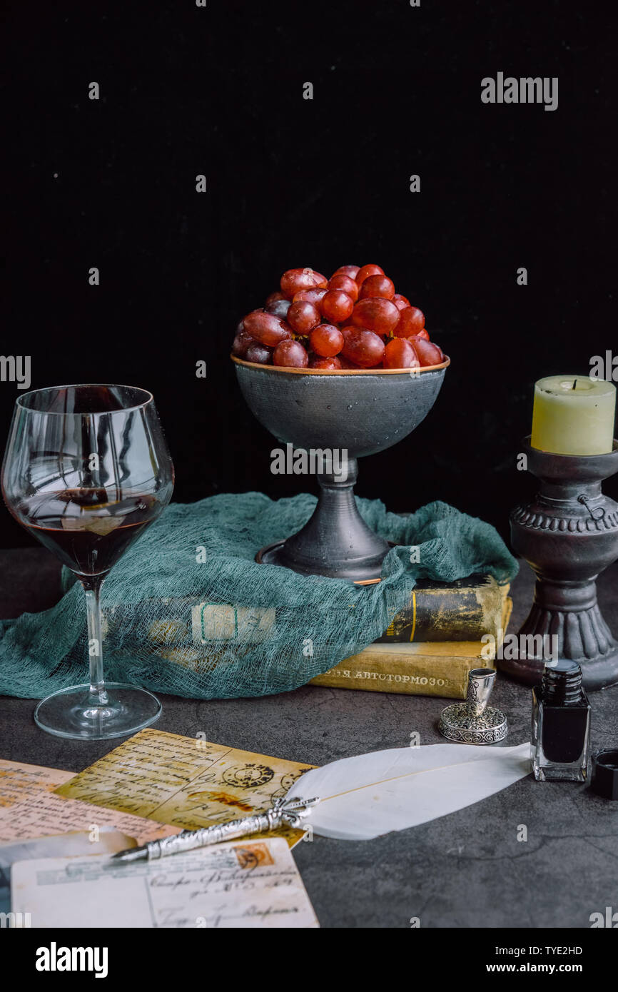 Grapes in a cup Stock Photo - Alamy