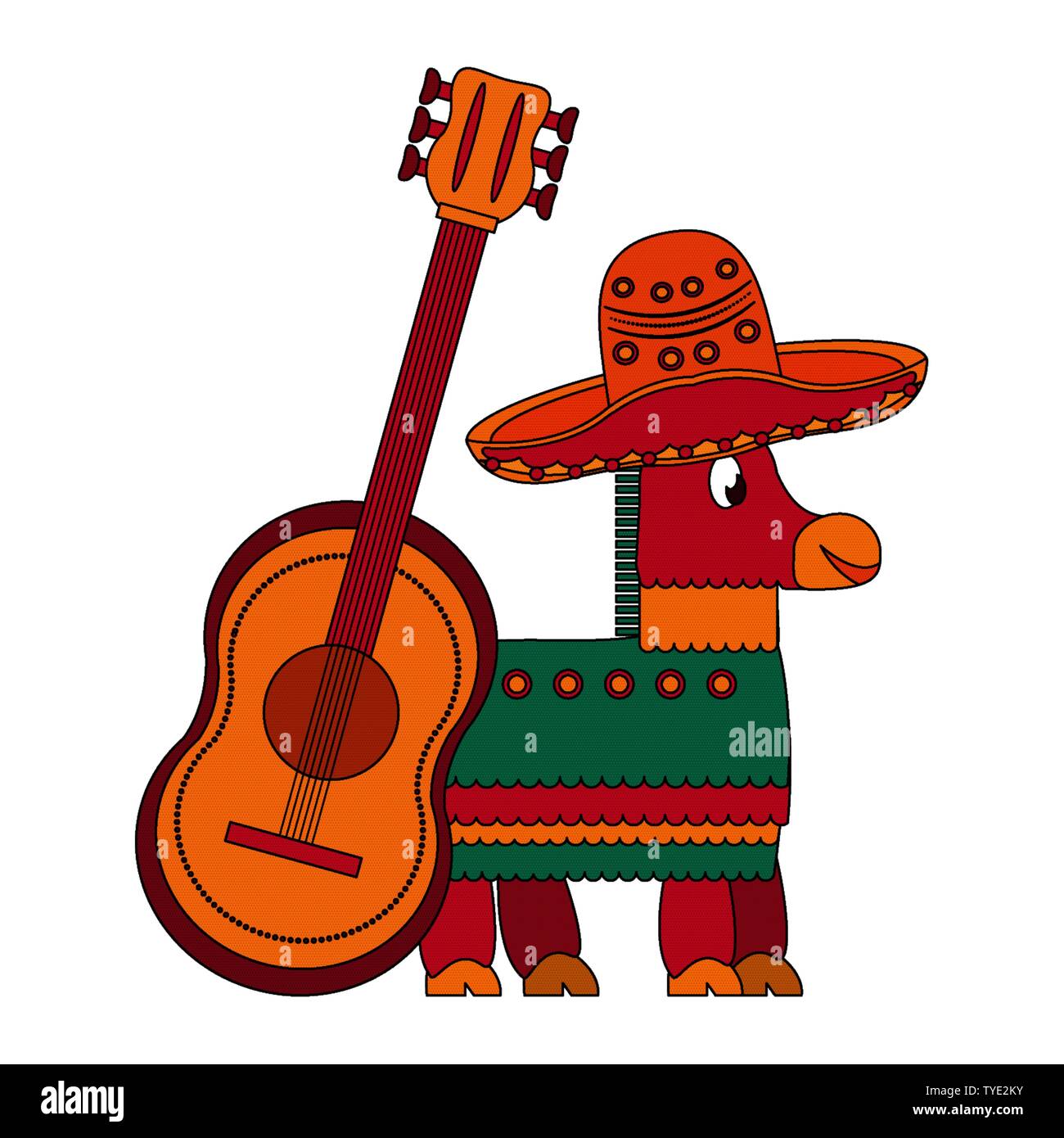 Mexico festival and mexican celebrations cartoons Stock Vector Image ...