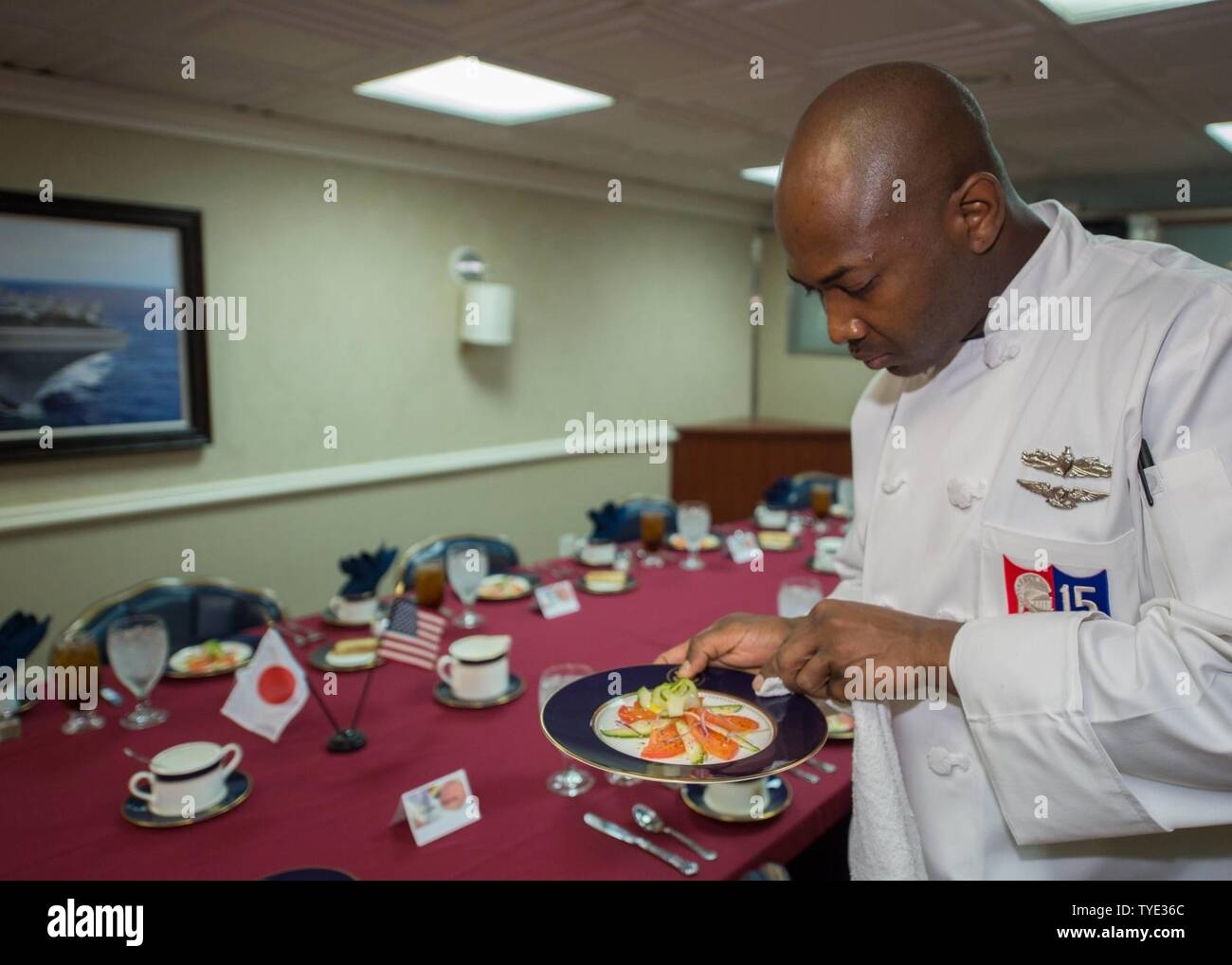 PHILIPPINE SEA (Nov. 3, 2016) Petty Officer 1st Class Donald Simpkins ...