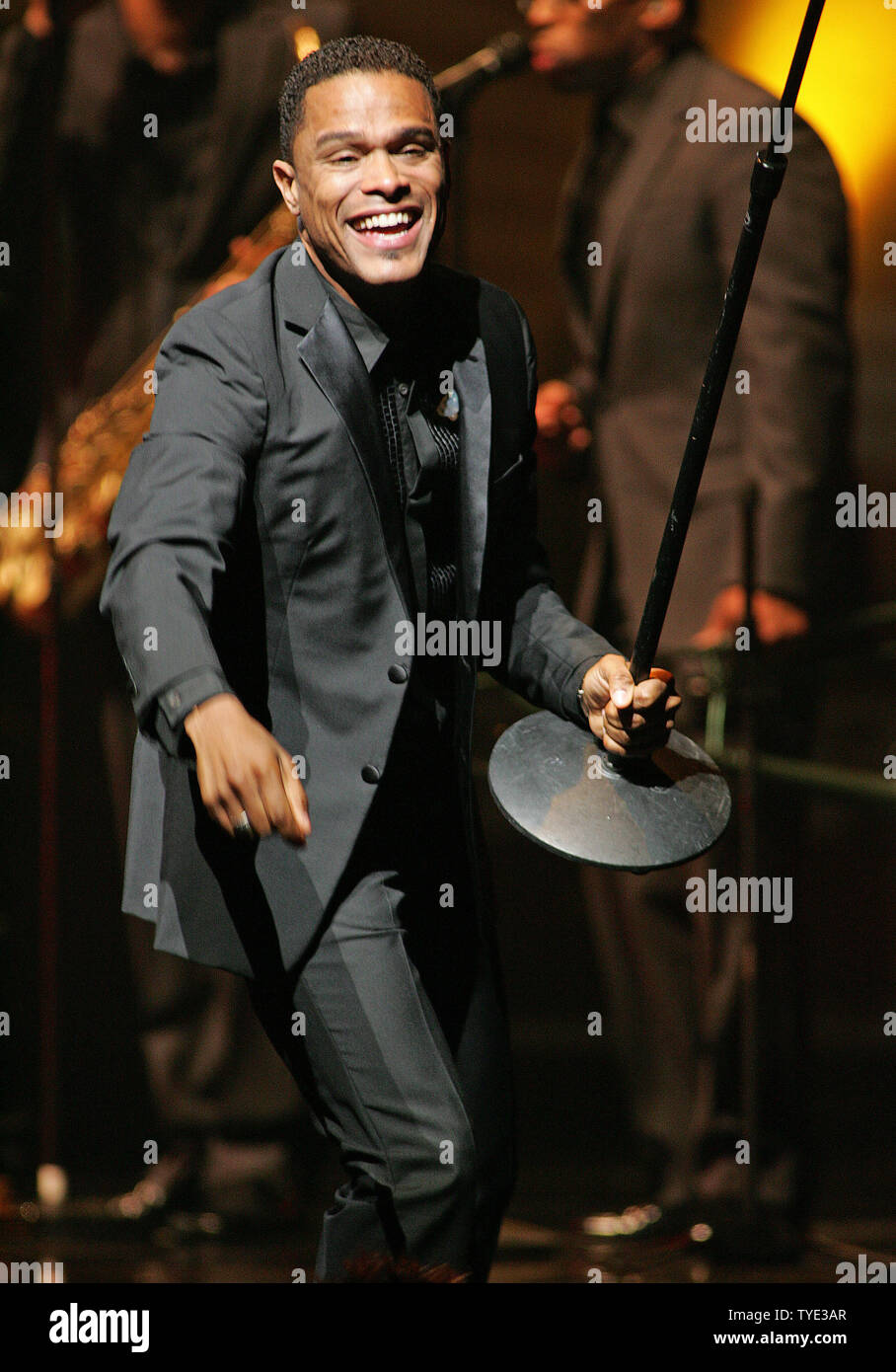 R & B singer Maxwell performs in concert at the American Airlines Arena ...