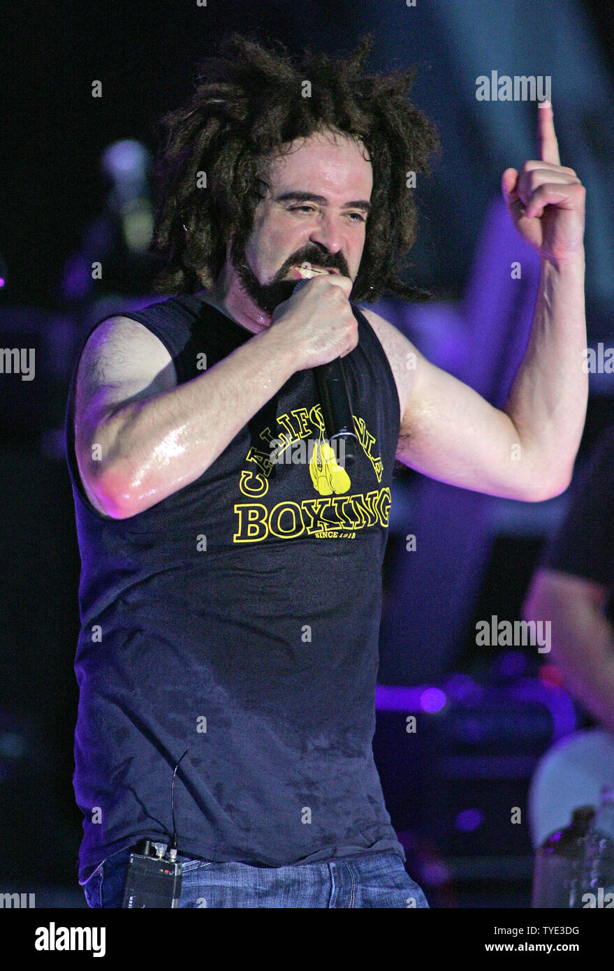 Adam Duritz with Counting Crows performs in concert at the Bayfront ...