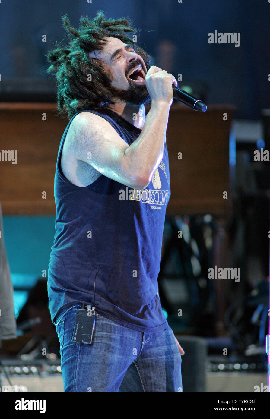 Adam Duritz with Counting Crows performs in concert at the Bayfront ...