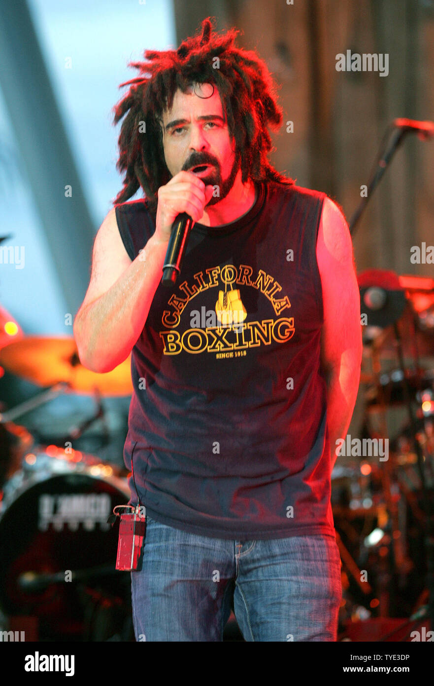 Adam Duritz with Counting Crows performs in concert at the Bayfront ...