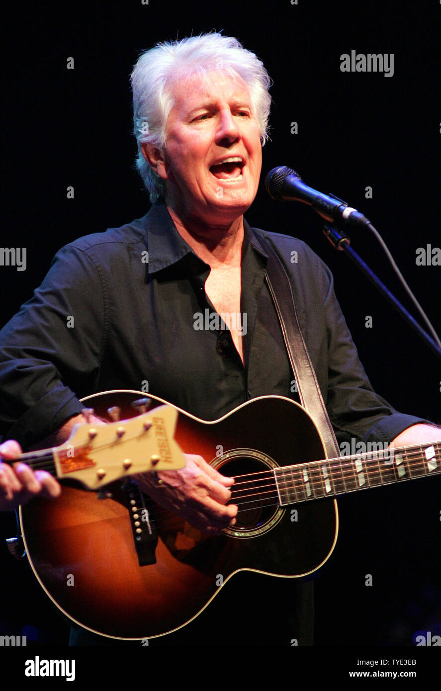 Graham Nash with Crosby, Stills and Nash performs in concert at the ...