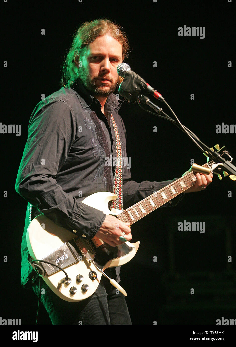 Rich Robinson with the Black Crowes performs in concert at the Pompano ...