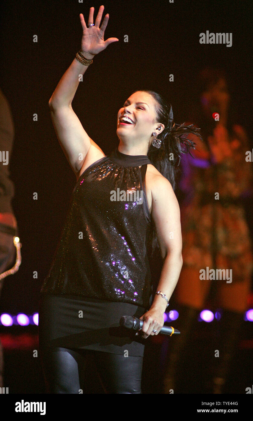 Puerto Rican singer Olga Tanon performs in concert at the Seminole Hard ...