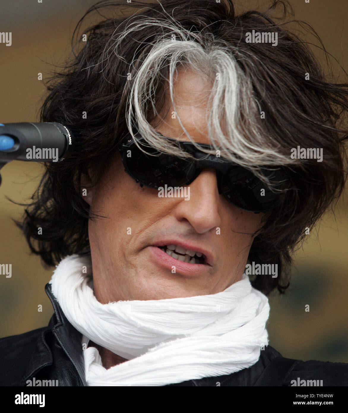 Joe Perry lead guitarist for Aerosmith performs with his other band the ...