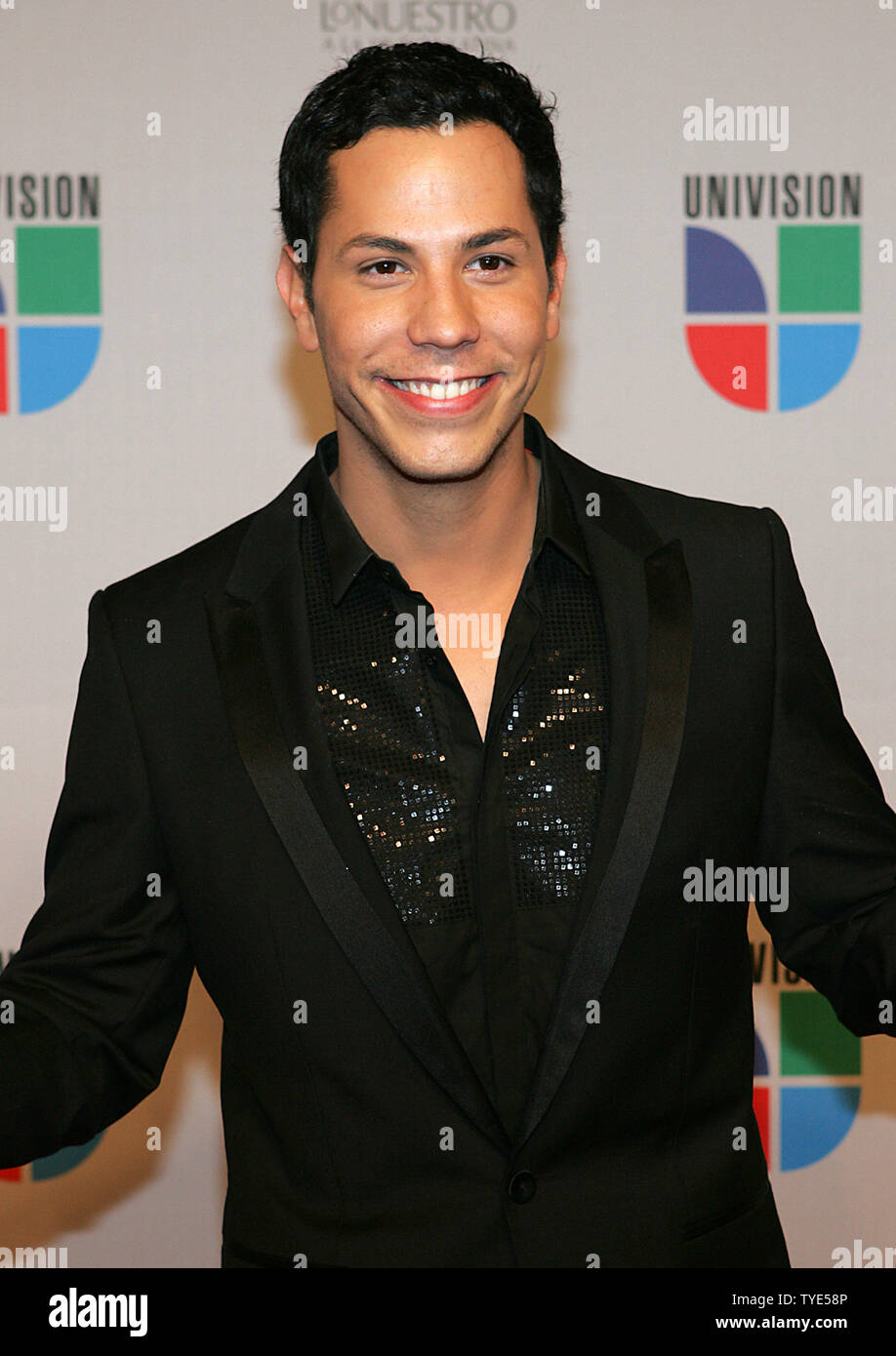 Cristian Chavez arrives for the 2010 Premio Lo Nuestro award show at ...