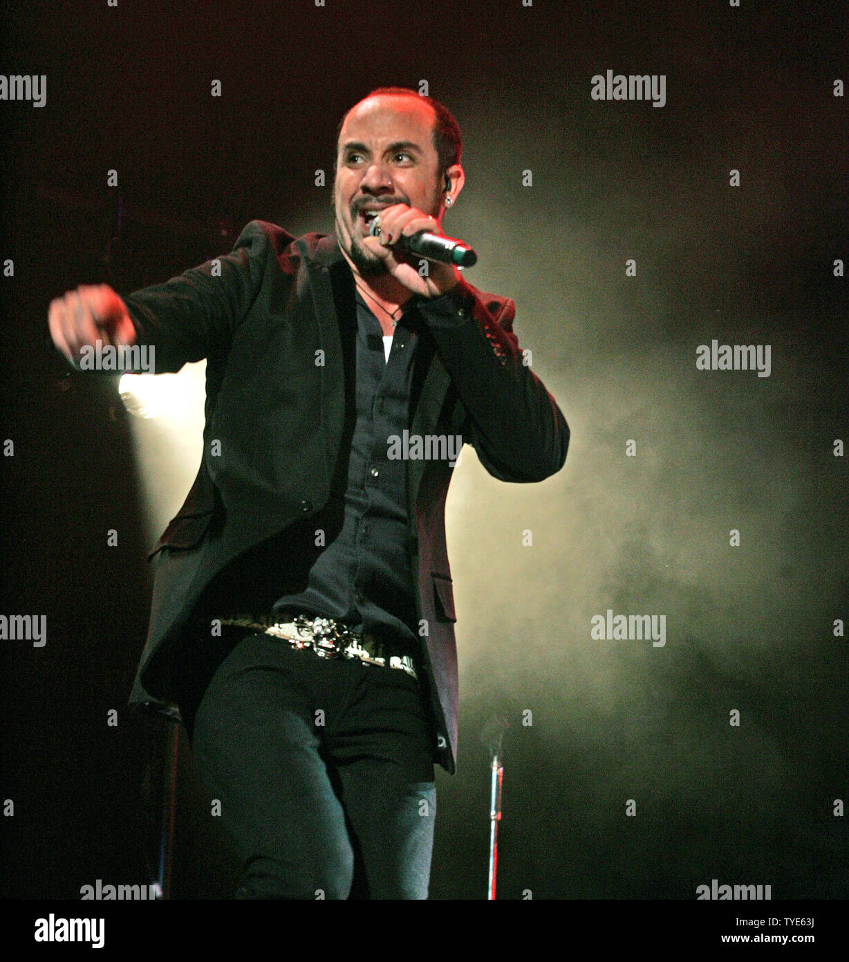 AJ McLean and the Backstreet Boys perform at their 2010 tour opener at ...