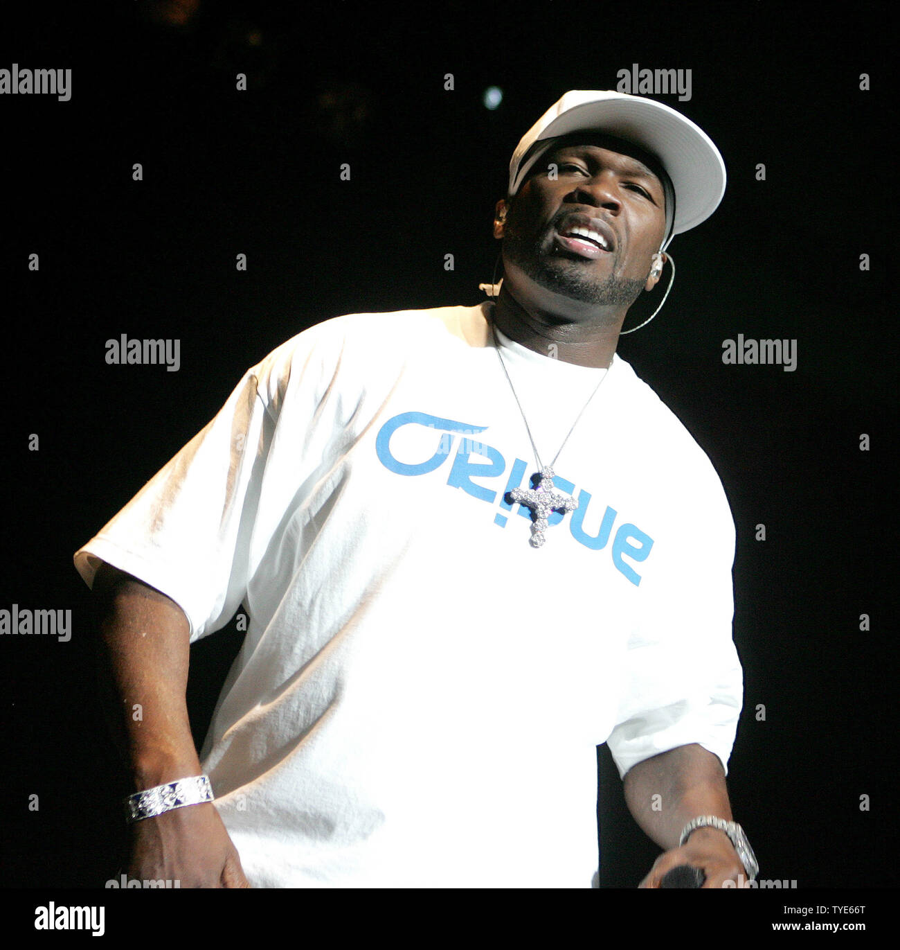 Grammy award winning rapper 50 Cent (Curtis Jackson) performs in ...