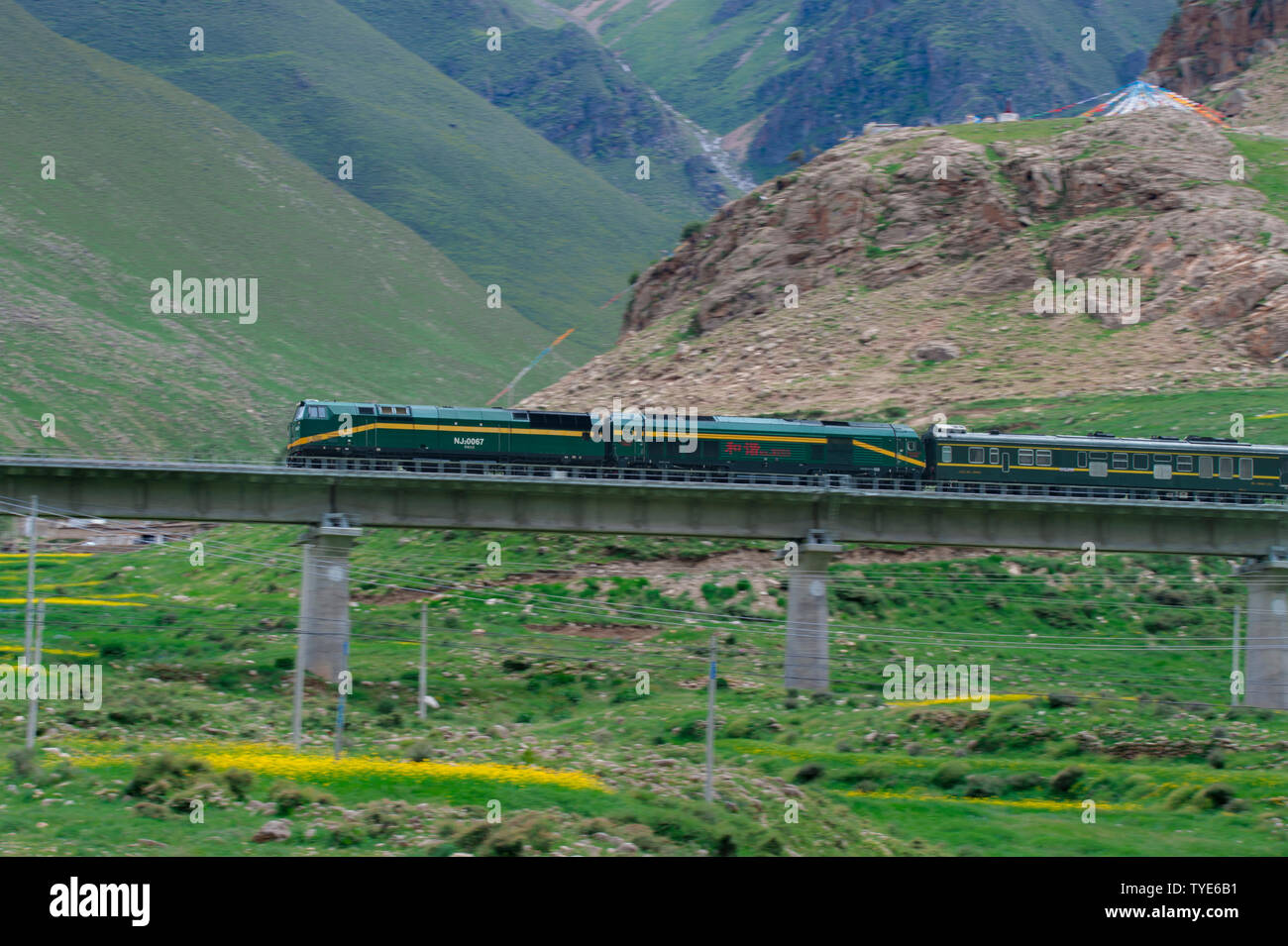 Qinghai tibet train hi-res stock photography and images - Alamy
