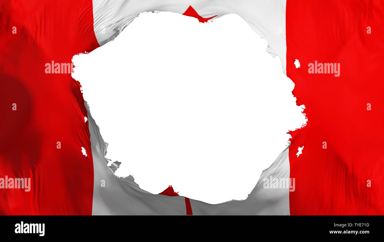Broken Canada flag Stock Photo - Alamy
