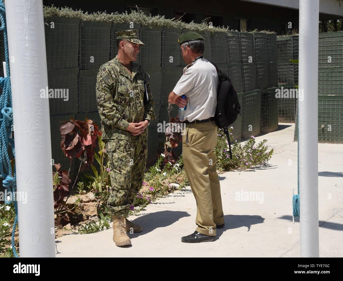 U.S. Navy Rear Adm. William Wheeler III, deputy commander of Combined ...