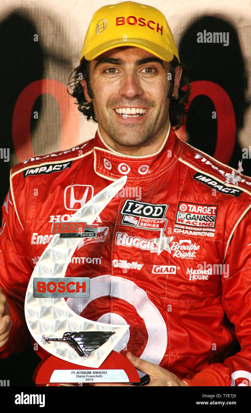 Dario Franchitti celebrates his second consecutive IRL championship at ...