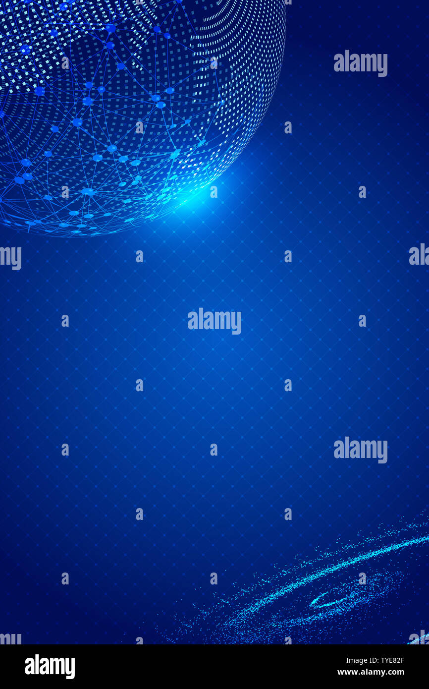 Dot vector map hi-res stock photography and images - Alamy