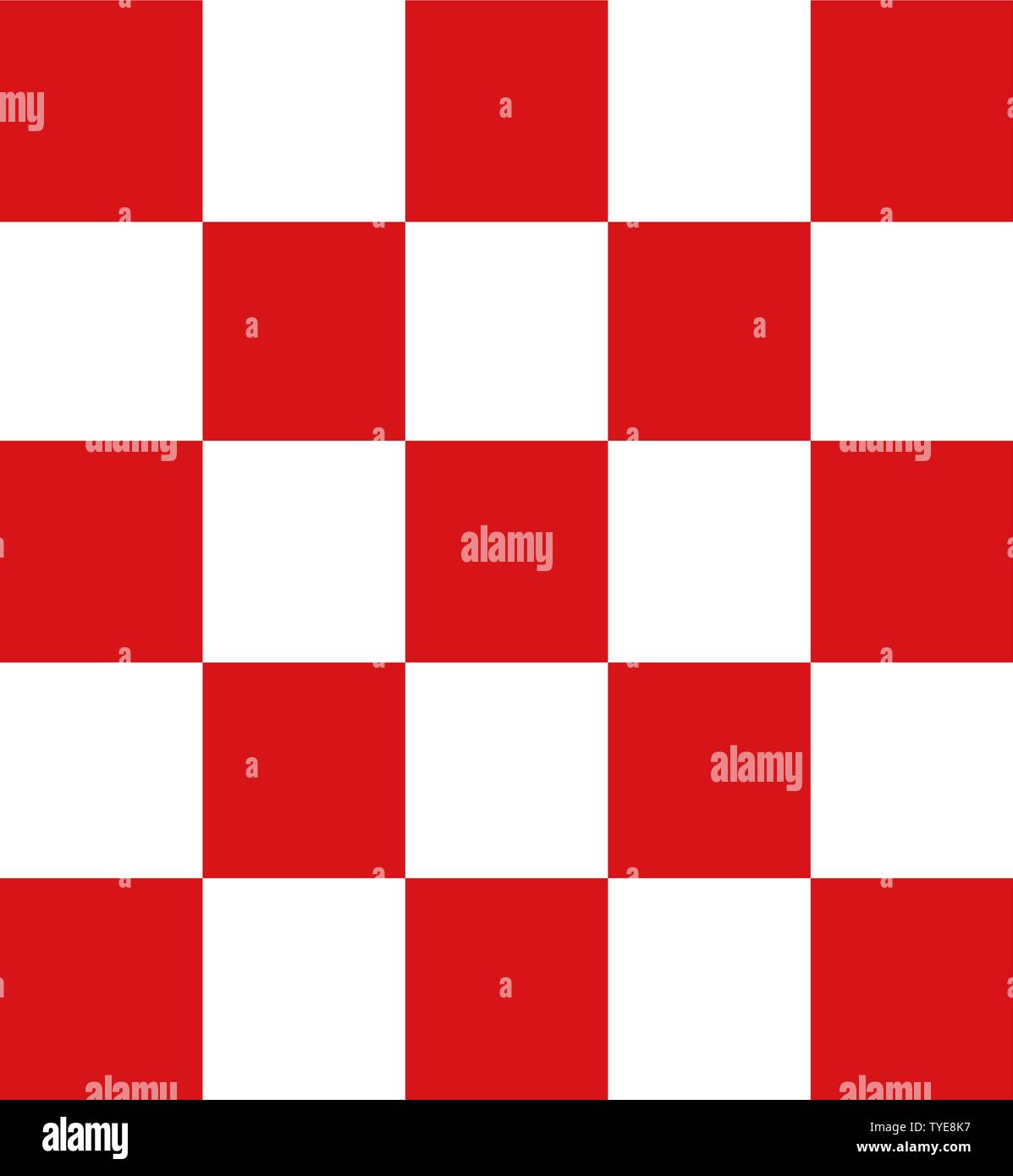 Modern Checkered Pattern Red And White Texture Chess Print Stock Vector ...