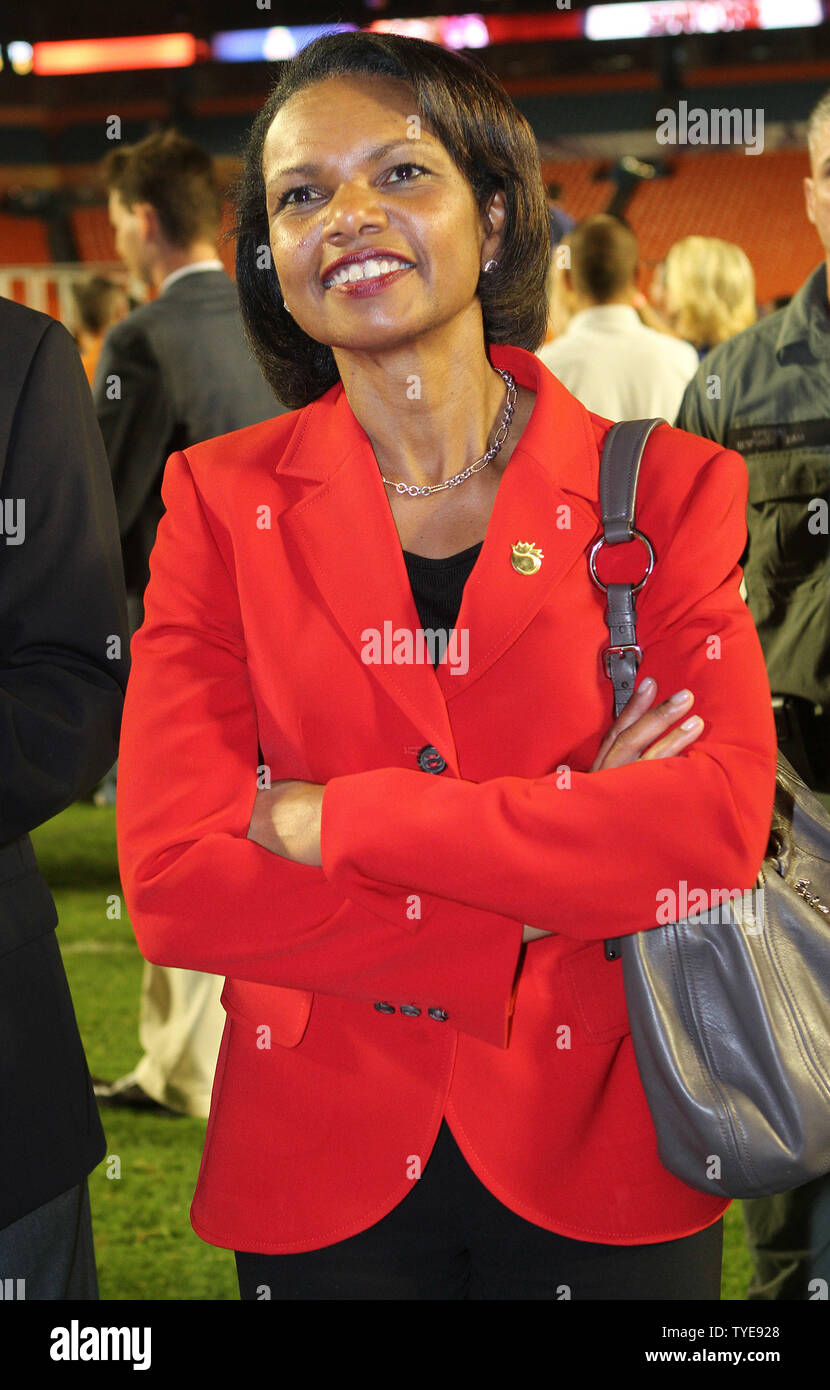 Former Secretary of State and Stanford professor Condoleezza Rice ...