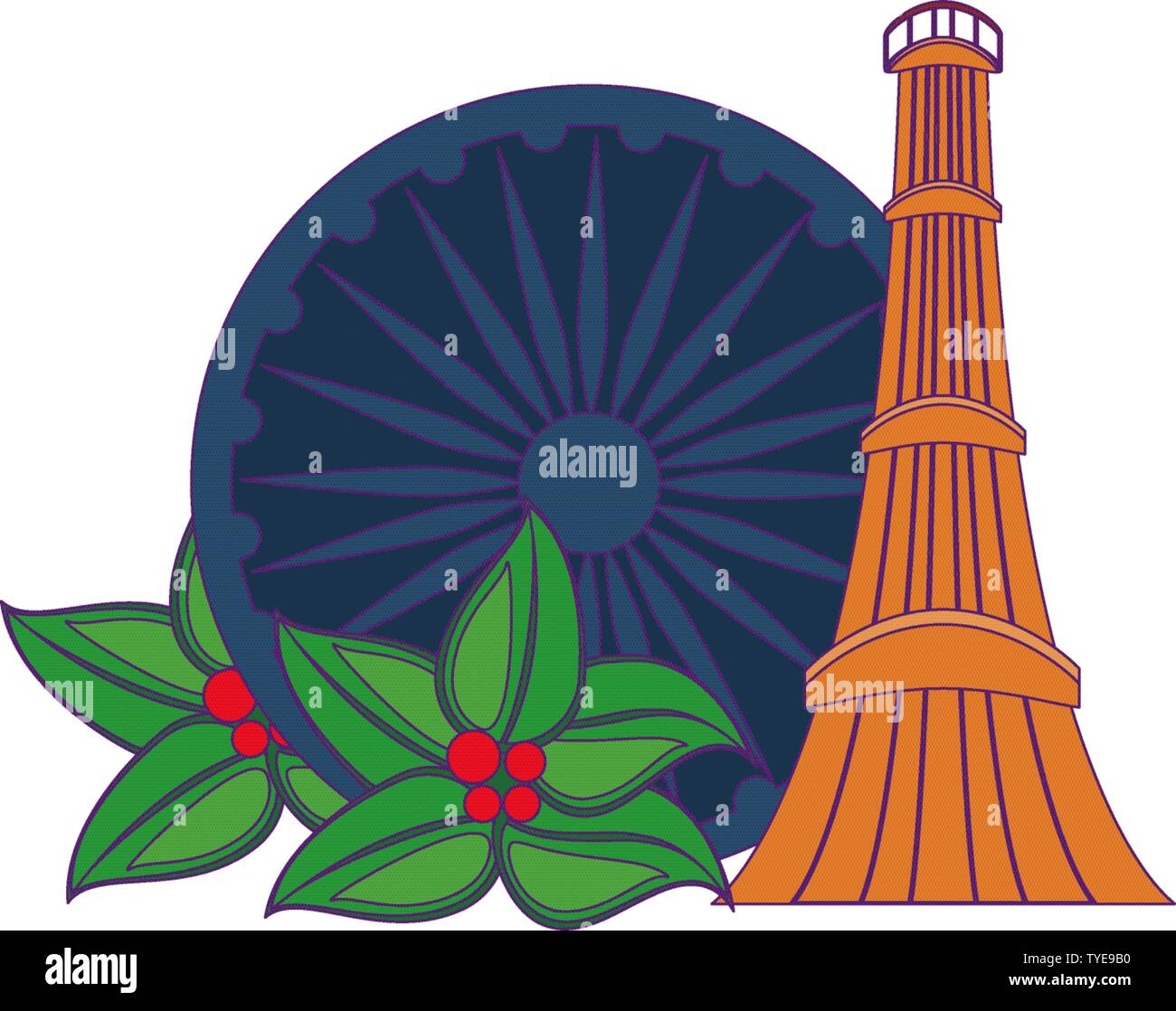 indian building monuments icon cartoon Stock Vector Image & Art - Alamy
